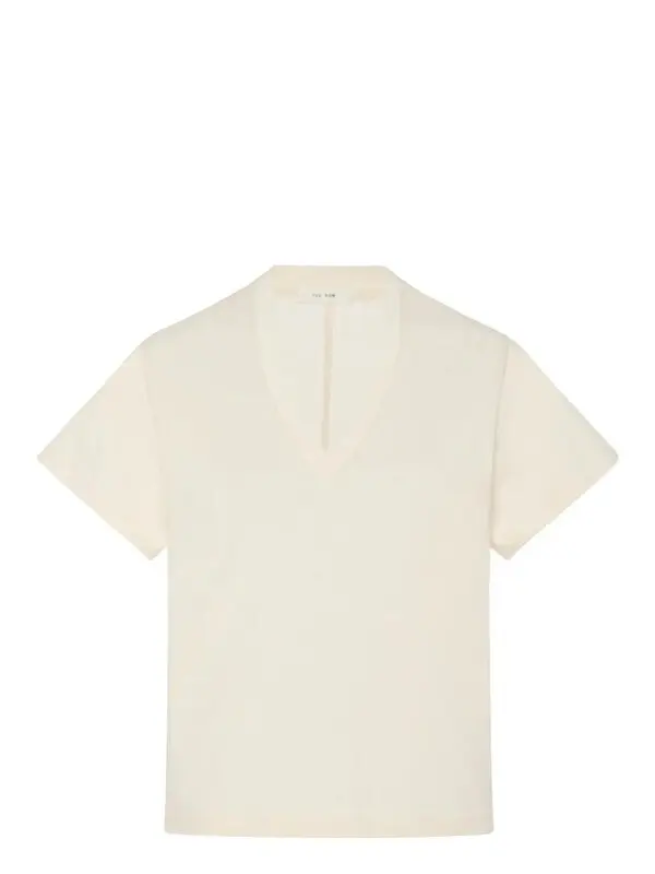 THE ROW Tala V-neck T-shirt - White