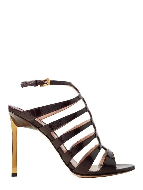 TOM FORD Carine High-heeled Sandals - Wine Red