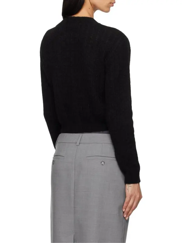A.p.c. Milo Alpaca-blend Cardigan - Black