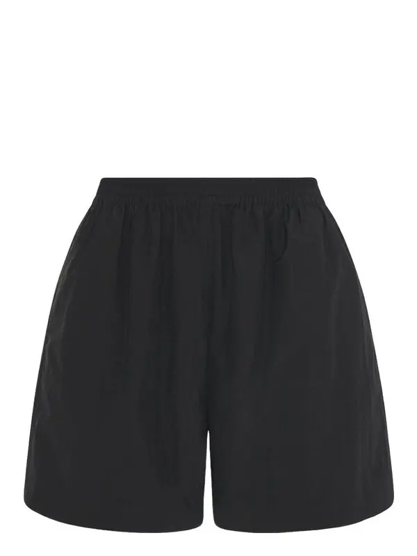 THE ROW Elastic Waist Shorts - Black
