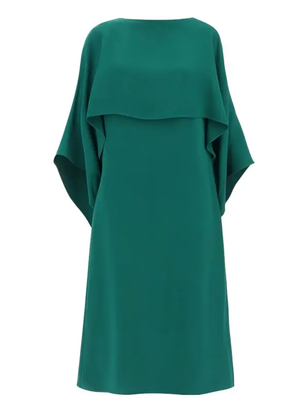 Valentino Garavani Cape Dress - Green