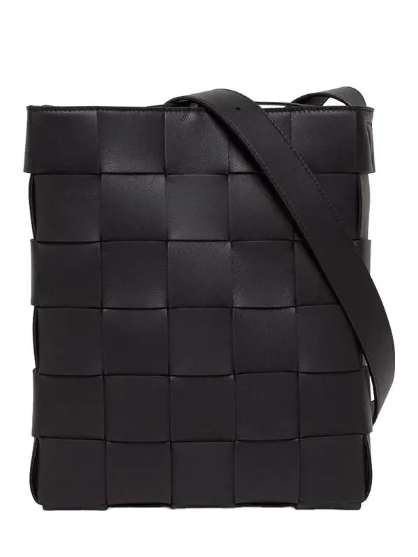 Bottega Veneta Cassette Messenger Bag - Black