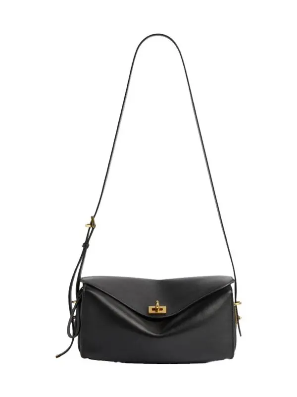 Balenciaga Le 7 Medium Shoulder Bag - Black/rosemary