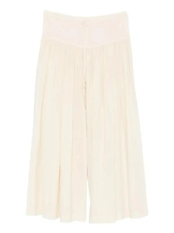 THE ROW Long Drawstring Skirt - White