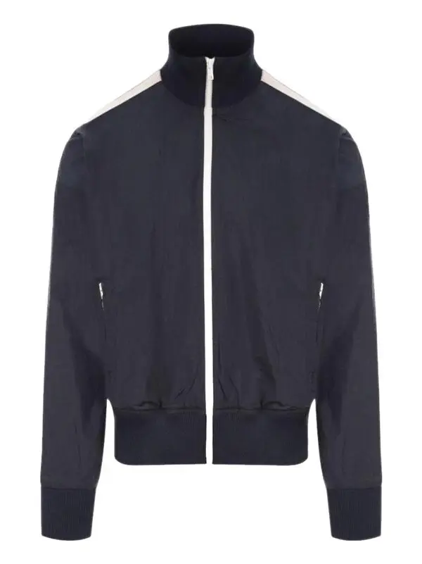 Palm Angels Logo Printed Track Jacket - Black