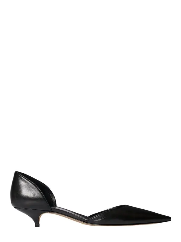 THE ROW Liisa Kitten Heel Pumps - Black