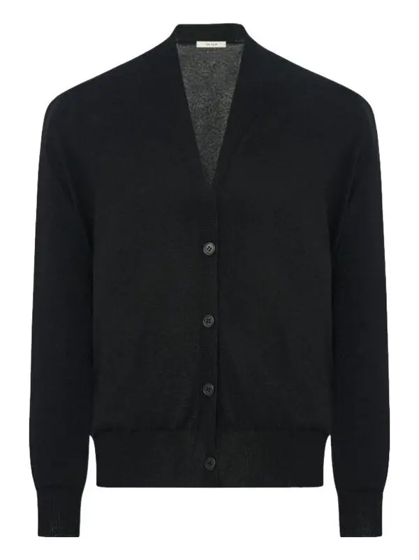THE ROW Otie Cardigan - Black