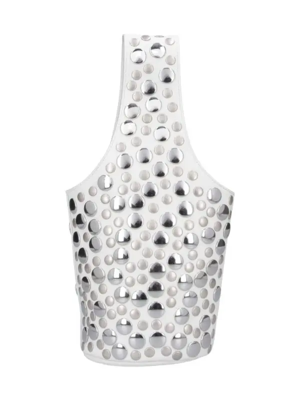 Khaite Livia Studded Handbag - White