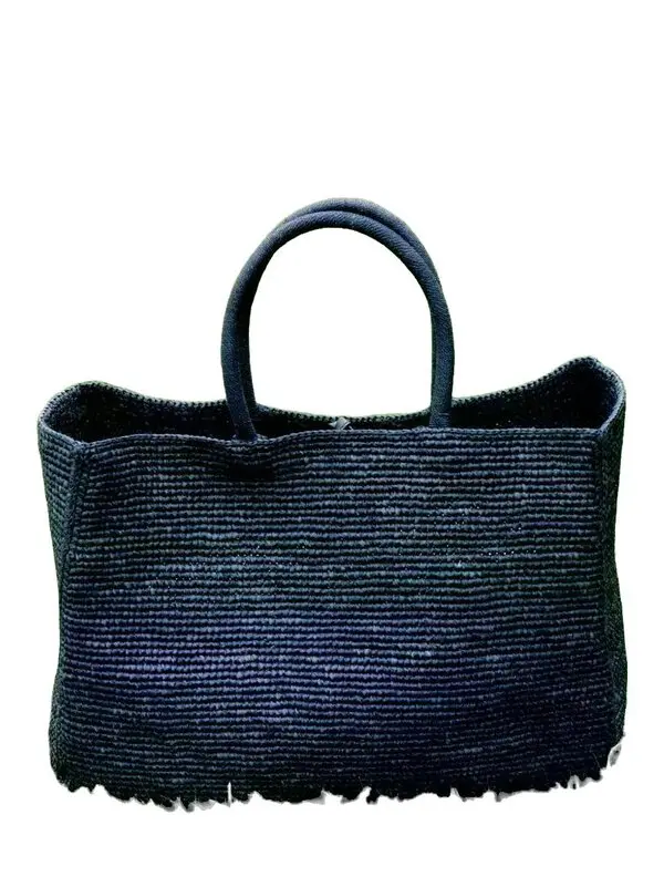 Lié Studio The Charlotte Raffia Tote Bag - Blue