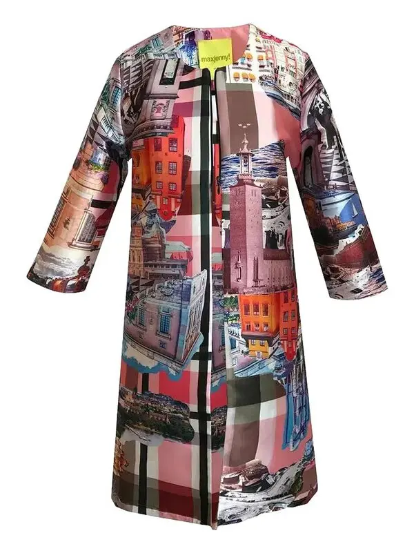 MAXJENNY Tailored Statement Coat - Pink