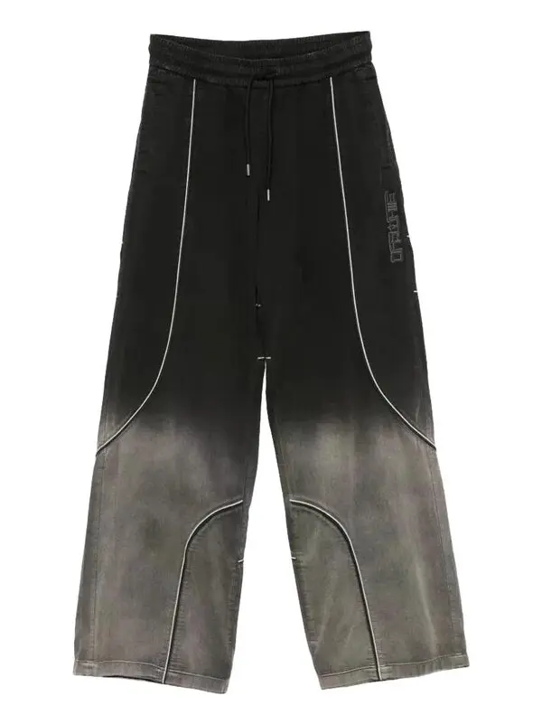 Off-White Faded Piped Trousers - Black
