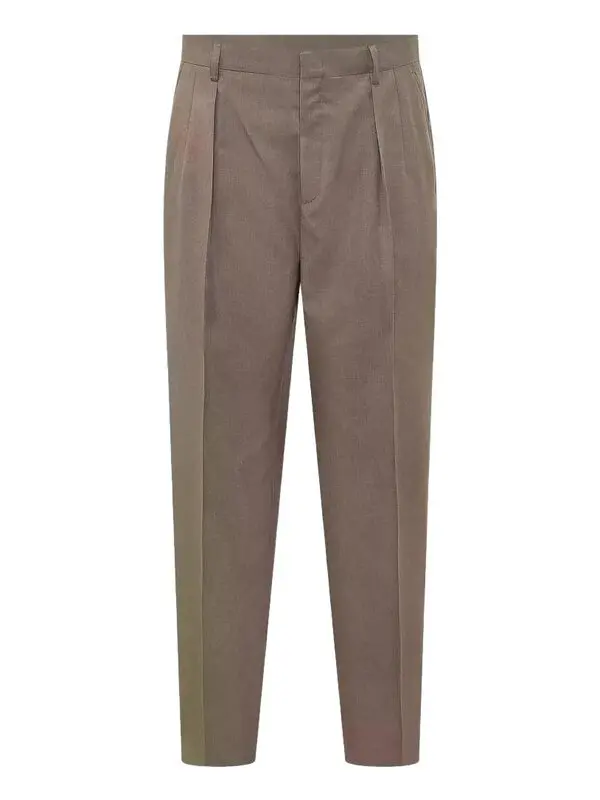 CELLAR DOOR Lucio Pleated Trousers - Neutrals