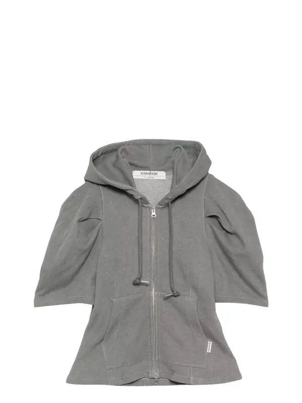 KIMHEKIM Puff-sleeve Hoodie - Grey