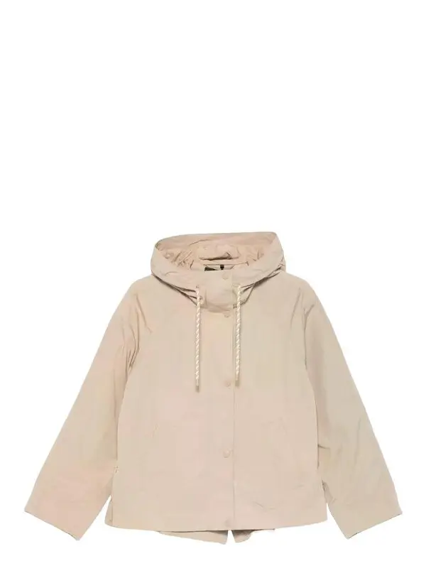 PENNYBLACK Hooded Raglan-sleeve Jacket - Neutrals