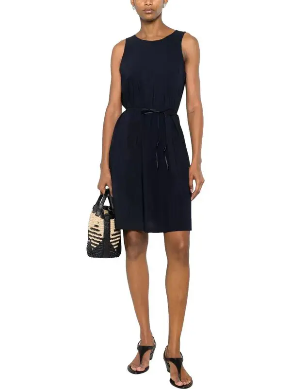 RRD Sleeveless Belted Dress - Blue