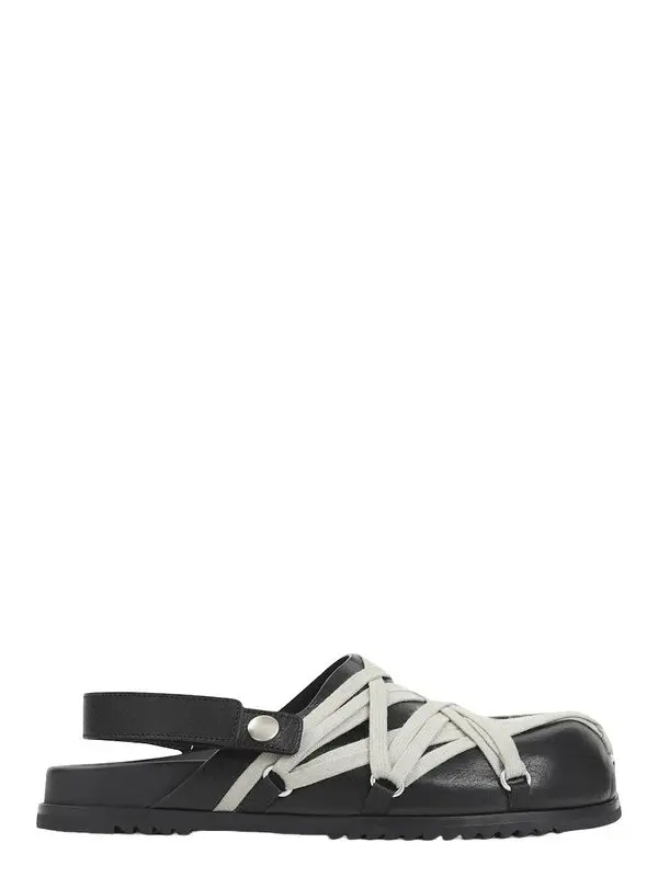 Rick Owens Megalace Granola Mule - Black