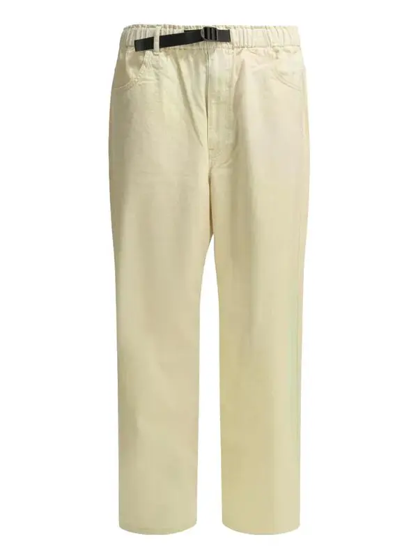 DANTON Belted Elasticated-waist Jeans - Neutrals