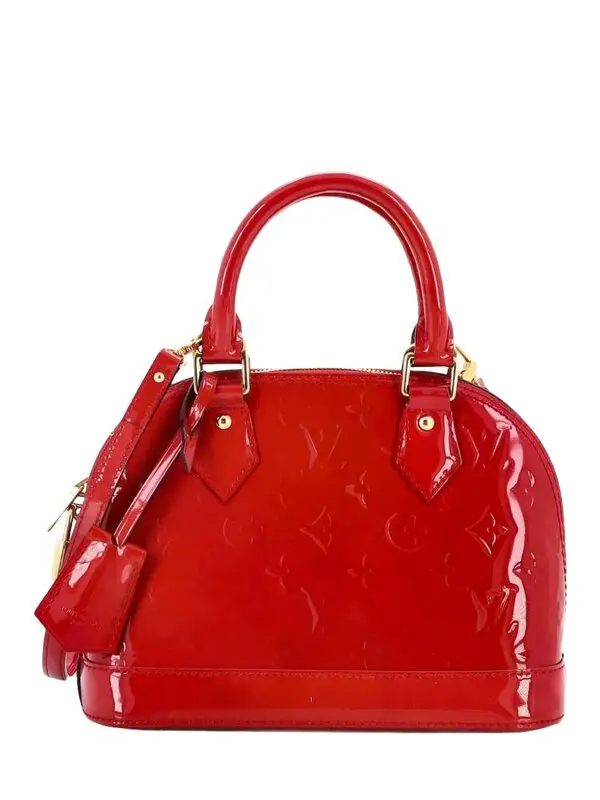 LOUIS VUITTON Alma Handbag Monogram Vernis Bb - Pink