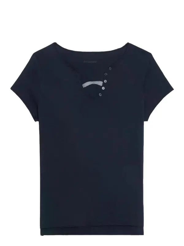 Zadig&Voltaire Skull-motif T-shirt - Blue