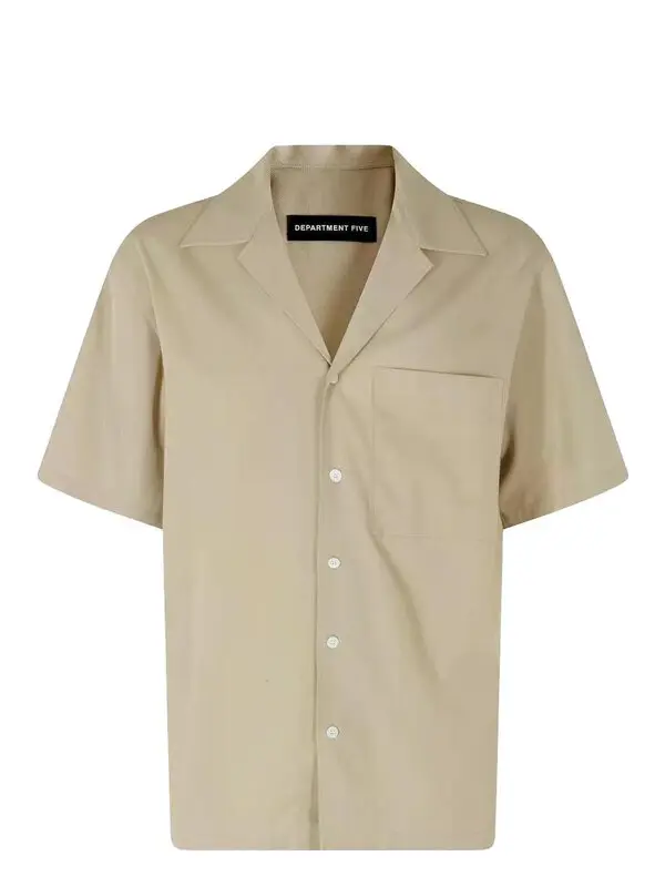 DEPARTMENT 5 Cape Camp-collar Shirt - Neutrals