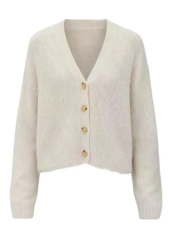 Loewe V-neck Cardigan - Neutrals