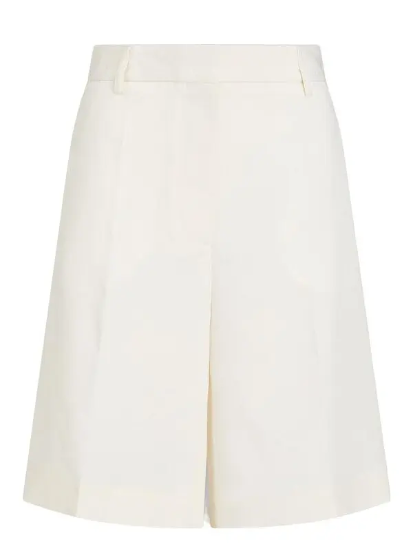TOTEME Crepe Tailored Shorts - Ivory
