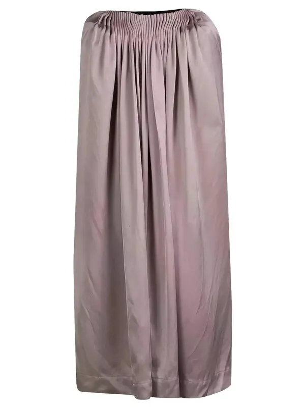 Stella McCartney Silk Strapless Midi Dress - Pink