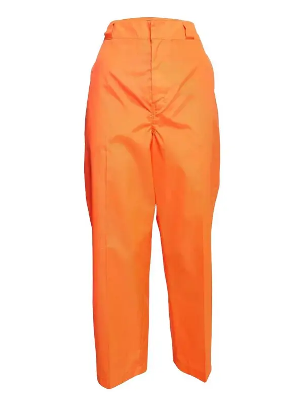 Prada Pressed Crease Trousers - Orange