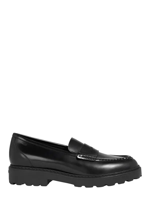 Bally Laely Laser-cut Leather Loafers - Black