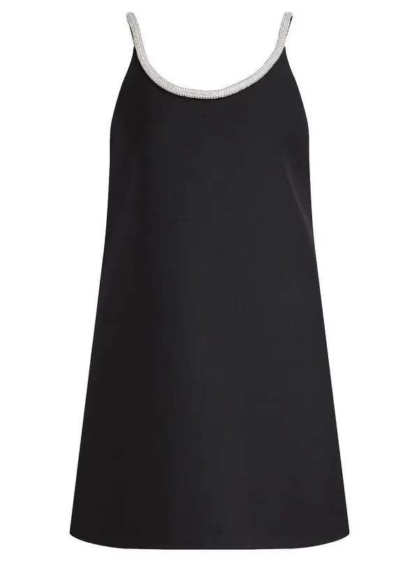 RÓHE Embellished Mini Dress - Black