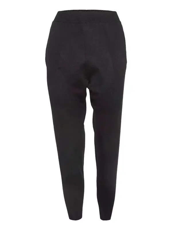 Stella McCartney Cashmere-blend Track Pants - Black