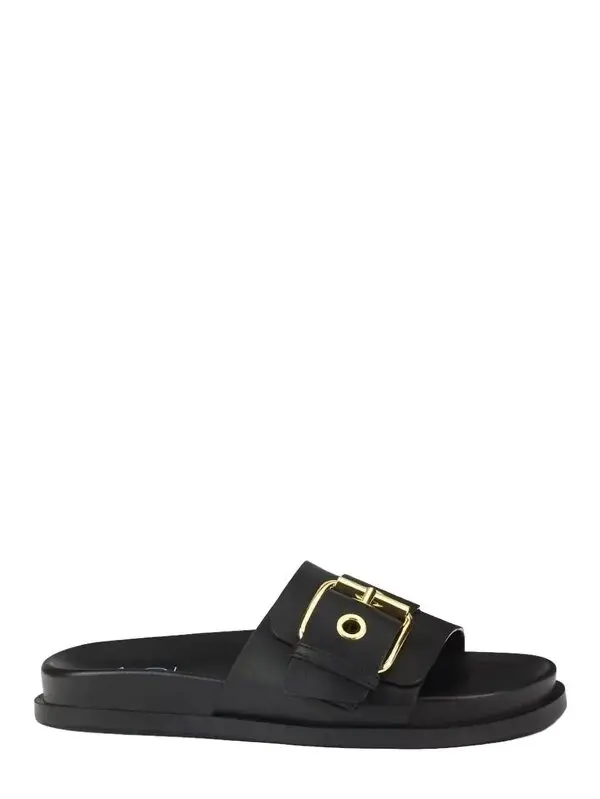 Agl Cristina Buckle Sandals - Black