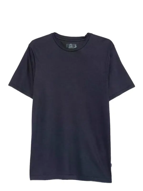 HACKETT Contrast-stitch Short-sleeve T-shirt - Blue