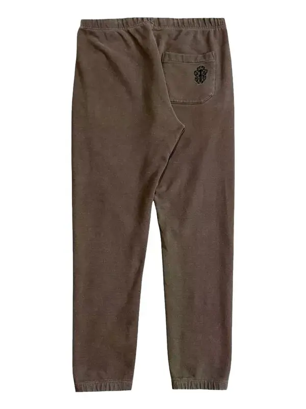 Chrome Hearts Y Not Embroidered Track Pants - Grey