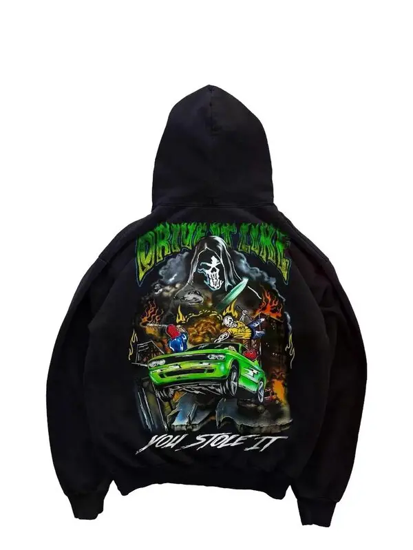 WARREN LOTAS Drive Like You Stole It" Hoodie - Black