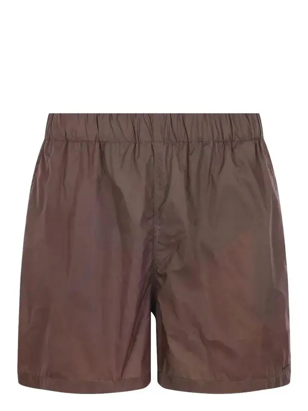 HEVO Torreguaceto Drawstring Swim Shorts - Brown