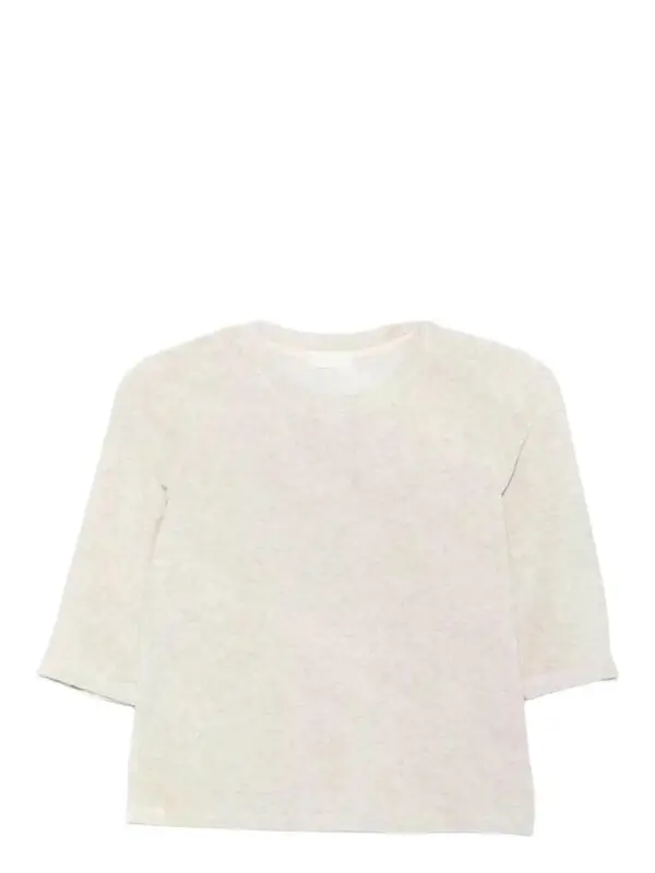 Suzie Kondi Light Crew Neck Short Sleeve T-shirt - Grey