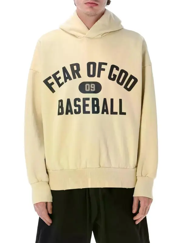 Fear Of God 09 Classic Logo Hoodie - Neutrals