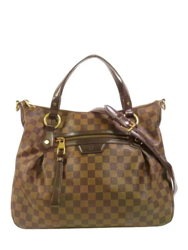 LOUIS VUITTON Mm Evora Damier Ebène Tote Bag - Brown