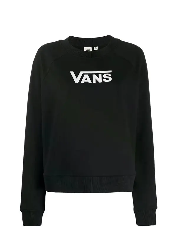 VANS Logo Print Sweatshirt - Black