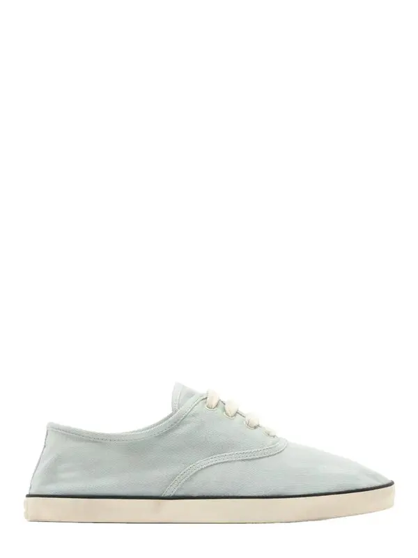 Miu Miu Logo-embossed Lace-up Sneakers - Blue