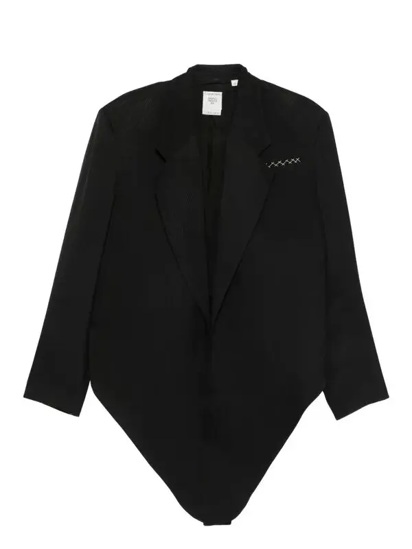 Calvin Klein Asymmetric Oversized Jacket - Black