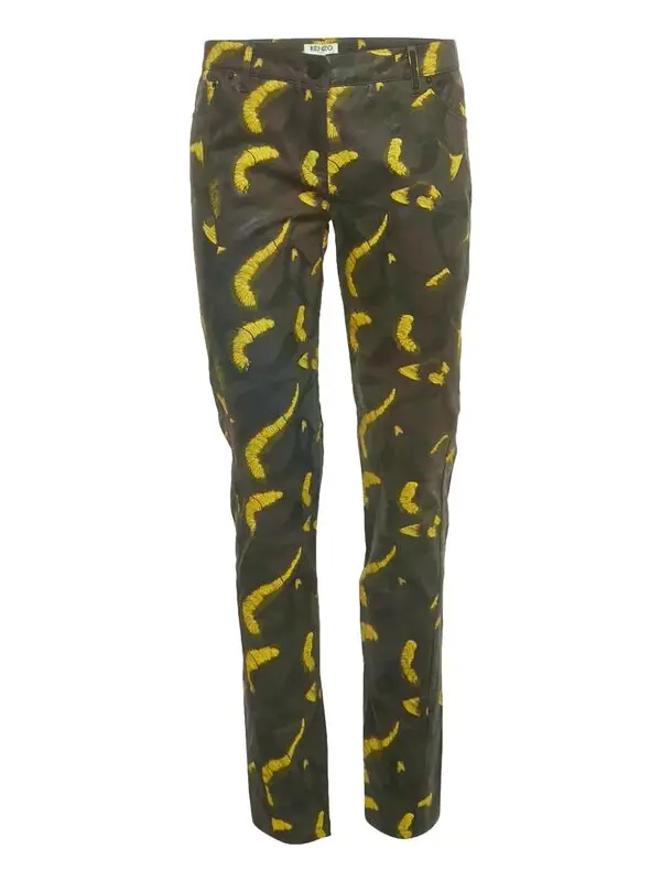 Kenzo Cotton Printed Jeans - Grey