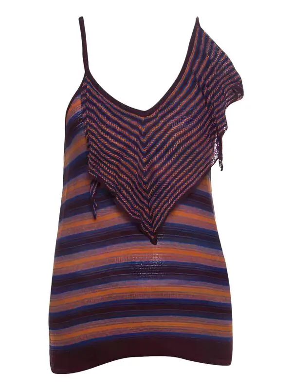 Missoni Striped Racerback Top - Brown