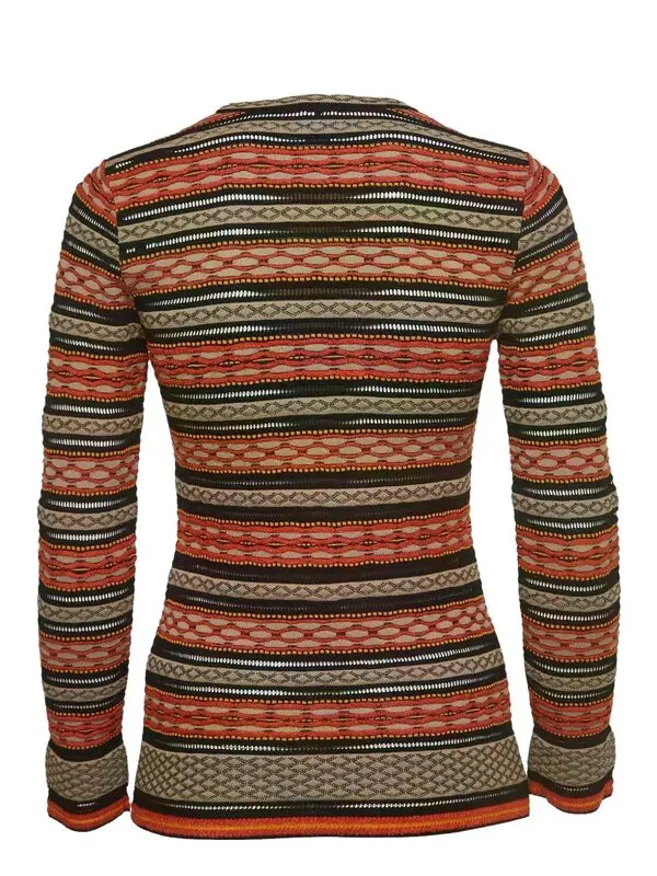 Missoni Striped Top - Brown