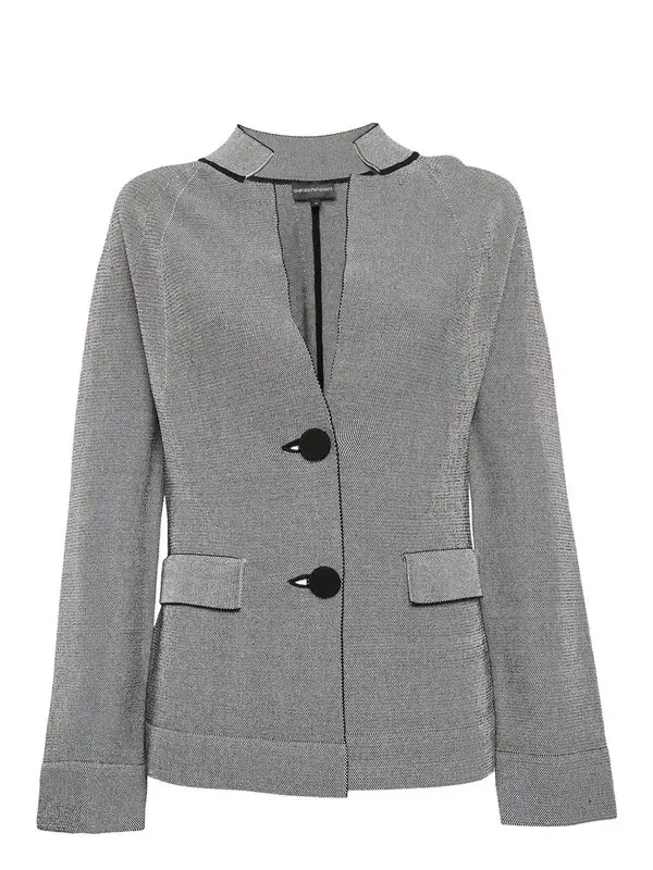 Emporio Armani Single-breasted Blazer - Black