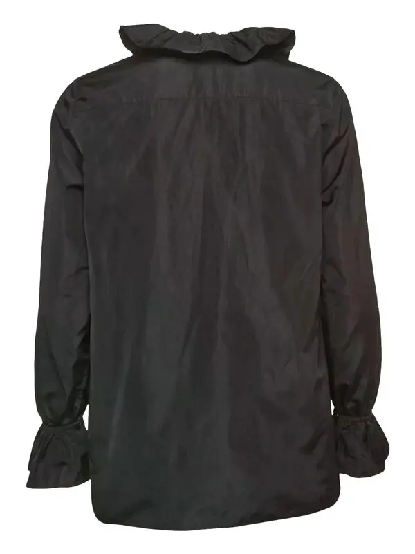 Stella McCartney Silk Blend Ruffled Blouse - Black