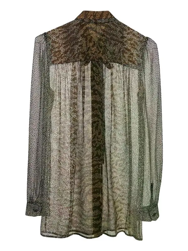 Gucci Sheer Shirt - Brown