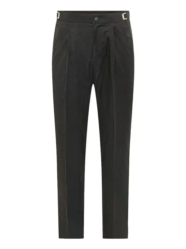 CELLAR DOOR Leo T Pleated Trousers - Black