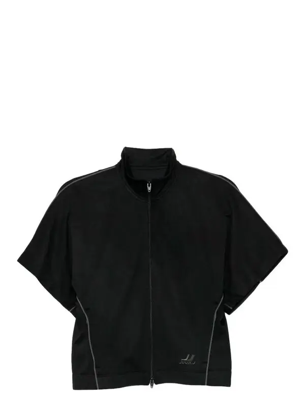 JUUN.J Logo Embroidered Jacket - Black